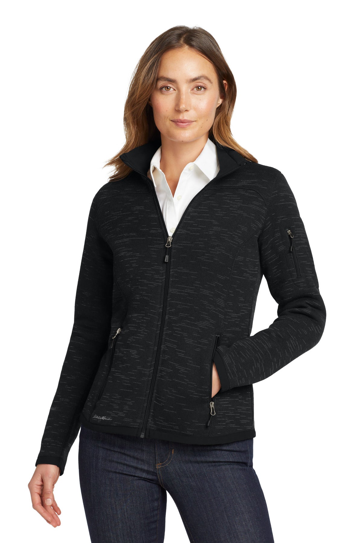 Eddie Bauer ® Women's Sweater Fleece Full-Zip. EB251 – wtembroidery.com